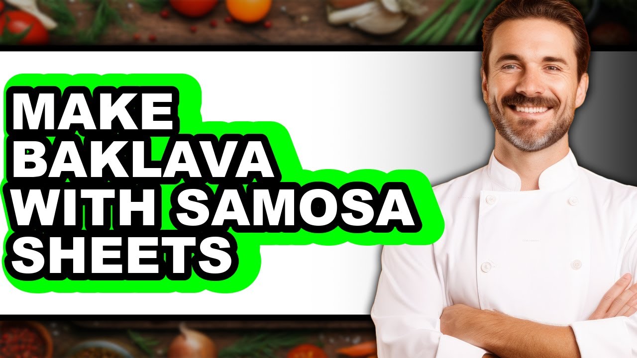 How To Make Baklava With Samosa Sheets - Full Guide - YouTube