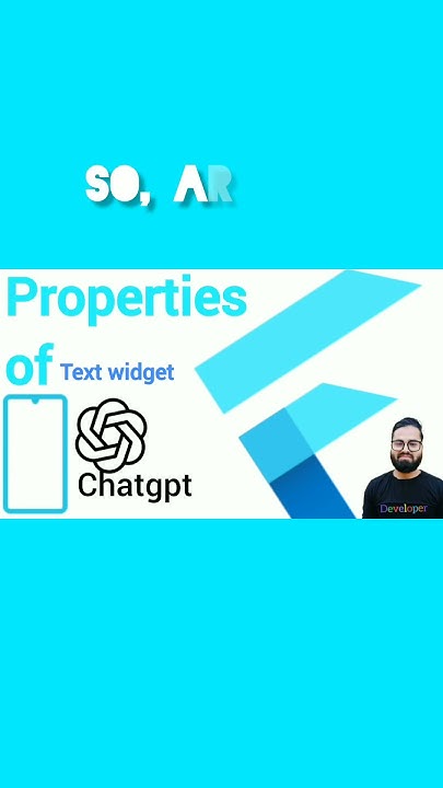 Properties of Text Widget with Chatgpt|Part-02|Flutter Tutorials in Hindi/Urdu| In Details|# ...