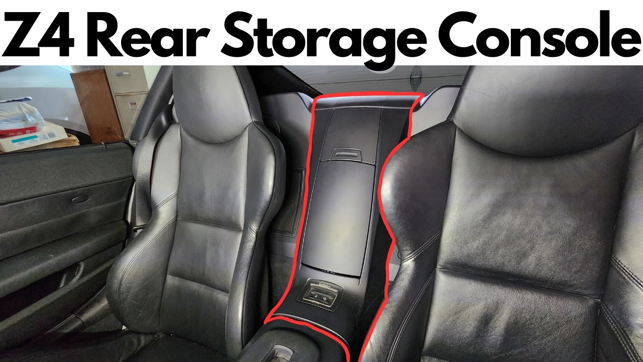 Remove Rear Center Storage Console | BMW Z4 E86 Coupe - YouTube