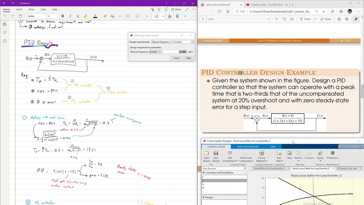 Lab 7 Part 2_1 (PD design) - YouTube
