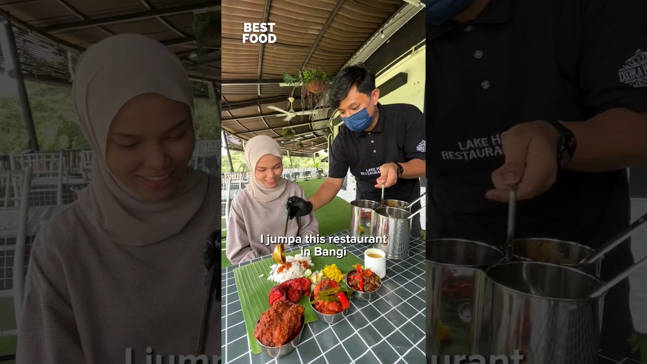 RM11.90 nasi daun pisang lunch set with FREE refills!🤩 📍Lake House ...