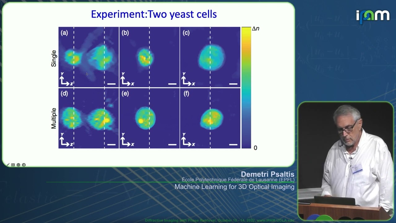 Demetri Psaltis - Machine Learning for 3D Optical Imaging - IPAM at UCLA - YouTube