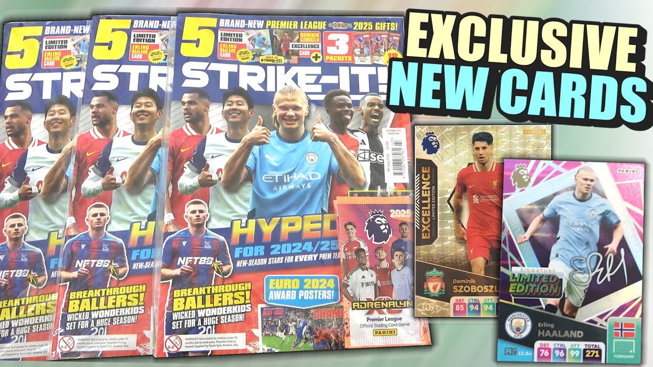 HAALAND SIGNATURE! ADRENALYN XL 2024/25 Opening | New Excellence Card ...