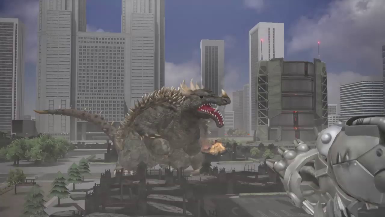 GODZILLA PS4 : Anguirus vs Kiryu vs Godzilla 1964 - YouTube
