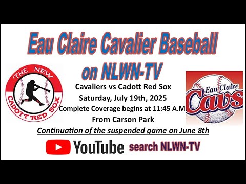 Eau Claire Cavaliers vs Cadott Red Sox - YouTube