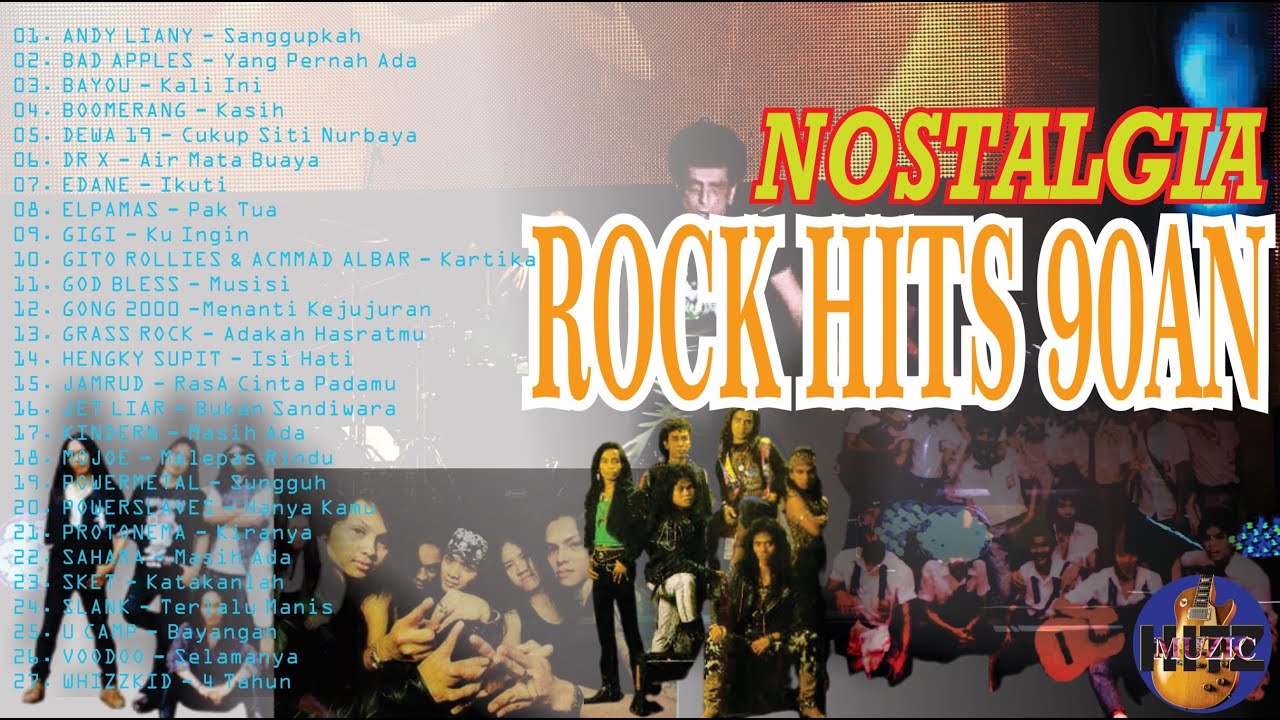 NOSTALGIA ROCK HITS 90an - YouTube