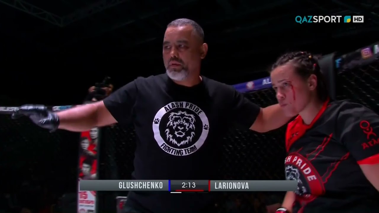 ММА. «ALASH PRIDE 76». Alina Glushchaenko (RUS) - Yekaterina Larionova ...