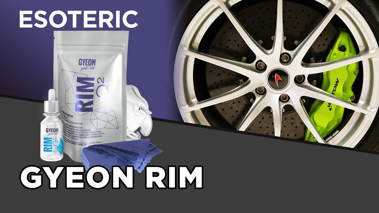 Gyeon Rim Coating Review - ESOTERIC Car Care - YouTube