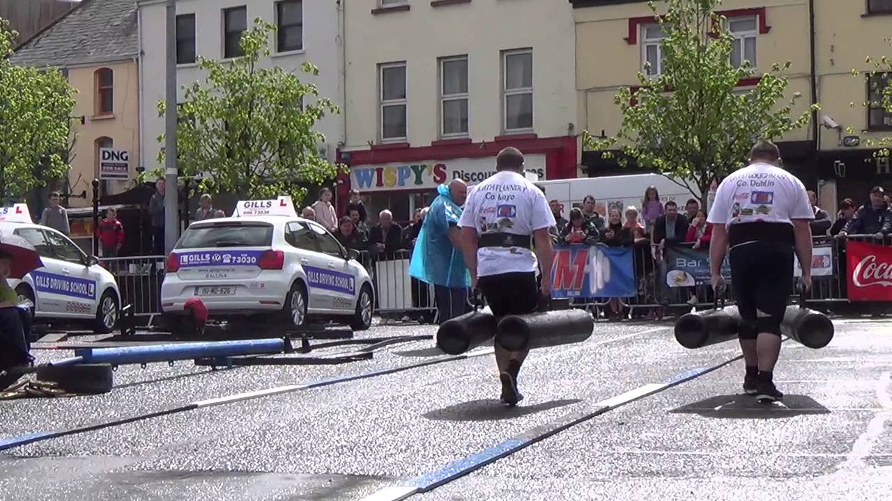 KEITH FLANNERY V DAVID LOUGHMAN 250KG FARMERS IRELAND'S STRONGEST 2015 ...