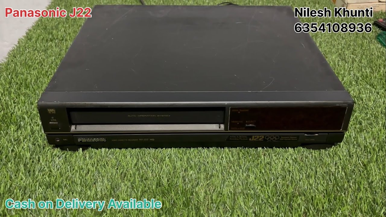 Panasonic J22 4(Head) VCR Sold out #6354108936 - YouTube