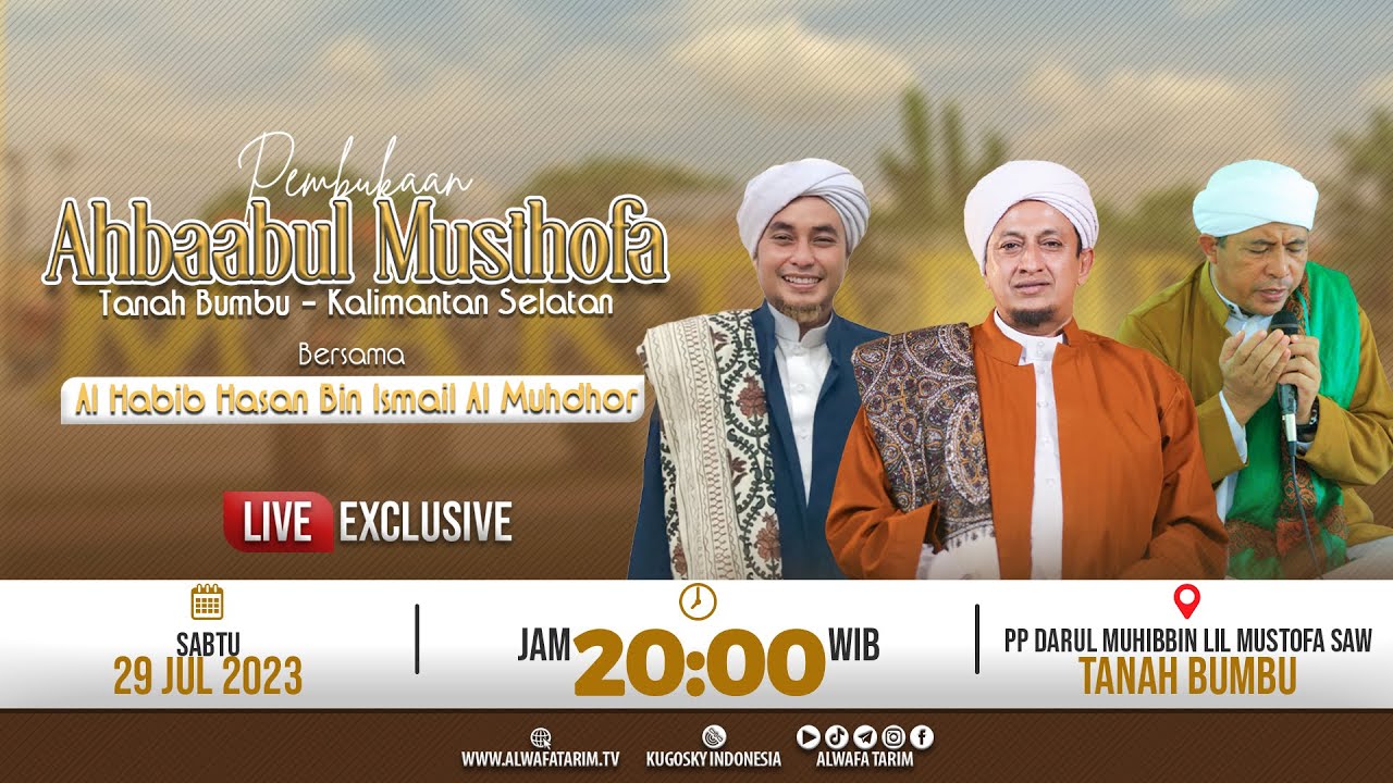 🔴LIVE | PEMBUKAAN MAJELIS AHBAABUL MUSTHOFA TANAH BUMBU | AL HABIB ...