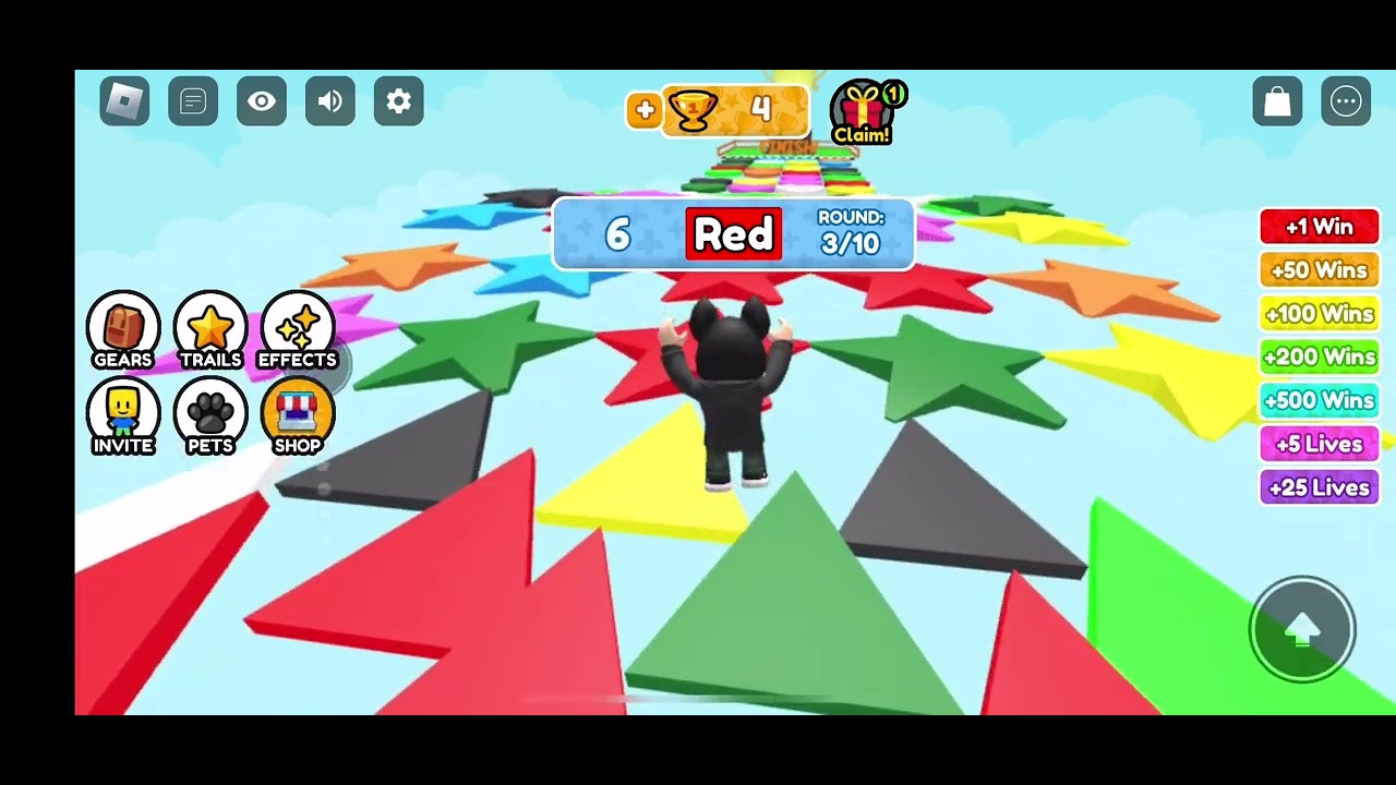 Playing Color Race In Roblox - YouTube