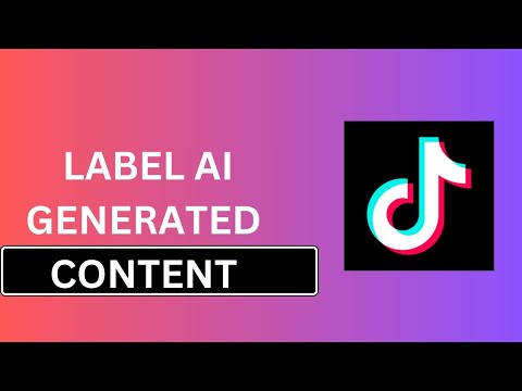 How to Label AI Generated Content On Tiktok - YouTube