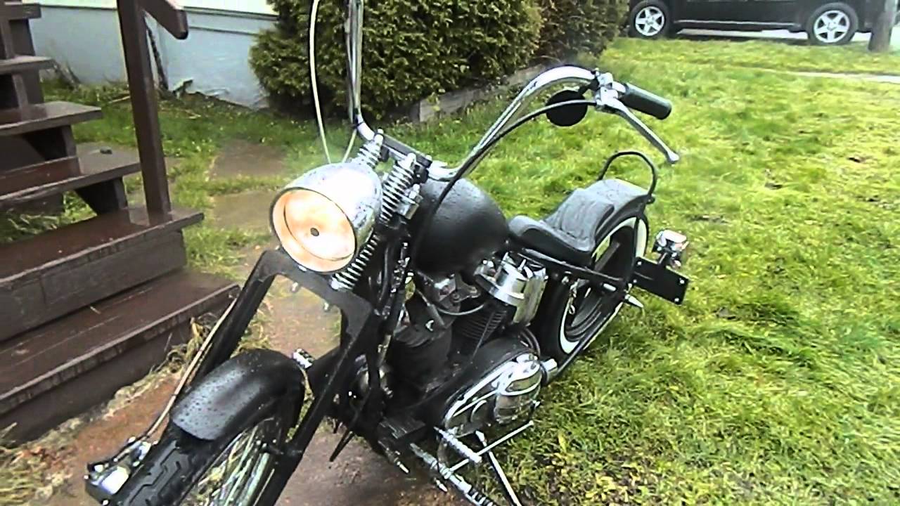 68 Harley Sportster XLCH - YouTube