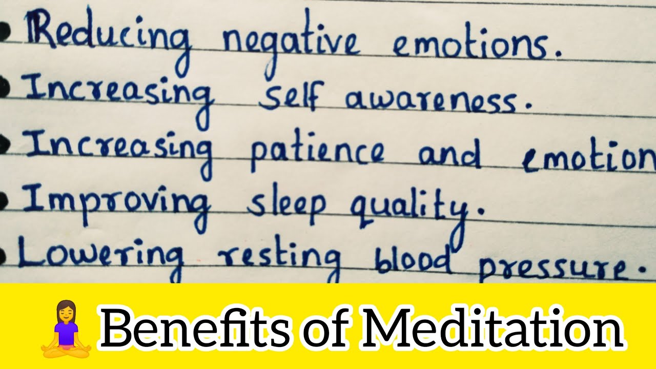 How To Write Good Handwriting // Benefits of meditation🧘‍♀️ - YouTube