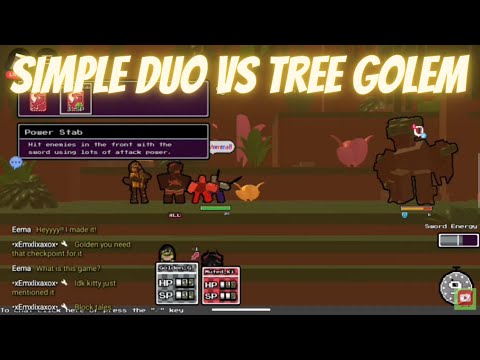 Block Tales - Duo Vs Tree Golem - YouTube