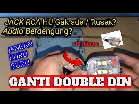 TUTORIAL Solusi Pasang Audio Jack RCA Head Unit Tidak Ada | Rusak |Audio Berdengung. - YouTube