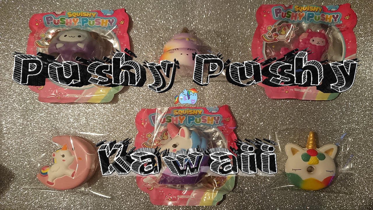 Squishy Pushy Pushy Kawaii - Rilascio lentissimo - YouTube