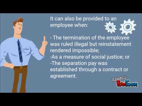 separation pay - YouTube