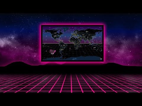 A Retrowave World Map - YouTube