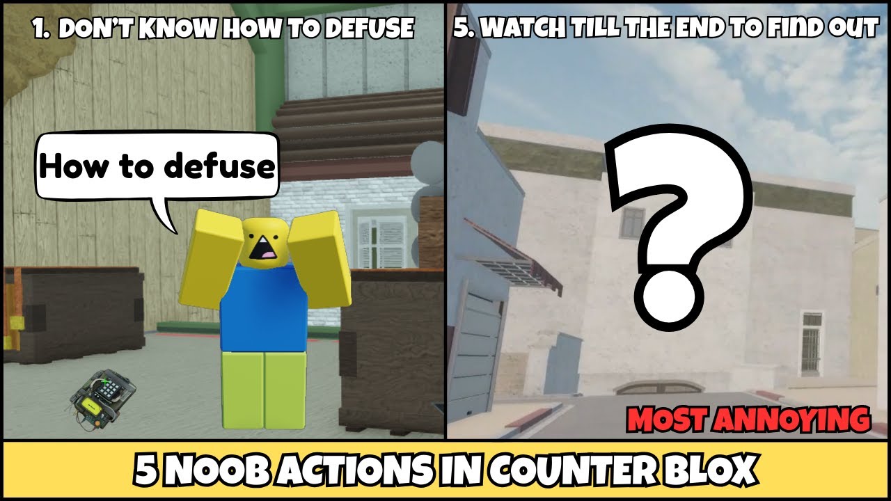 5 NOOB actions in Counter Blox and how to avoid them (Can you relate ...