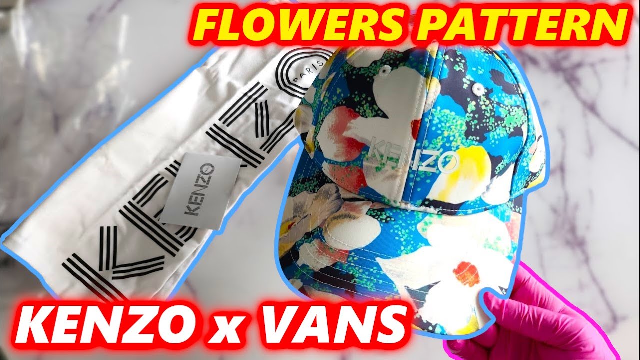 KENZO x VANS Cap with Flowers pattern | LIMITED EDITION - YouTube