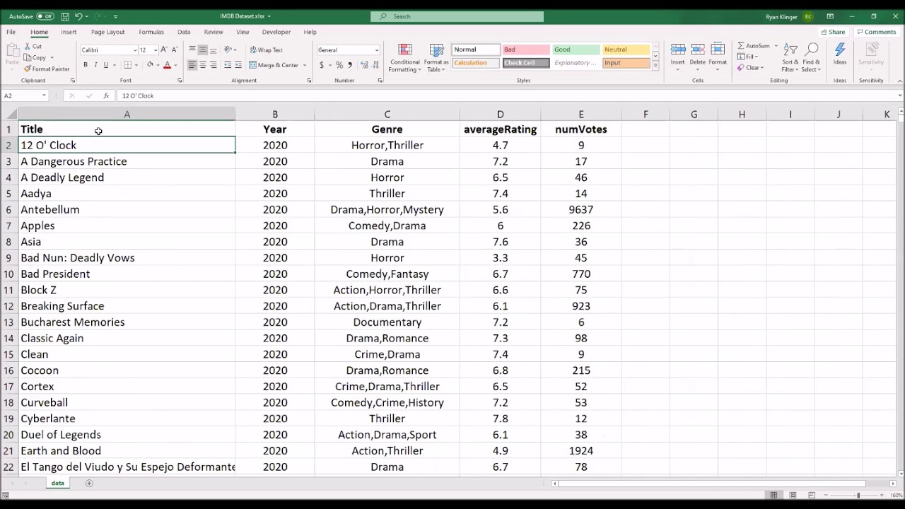 Excel Tutorial: Shortcuts for navigating excel - YouTube