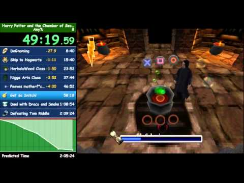Harry Potter 2 (Chamber of Secrets) (PS1) Speedrun - 1:56:57 PB
