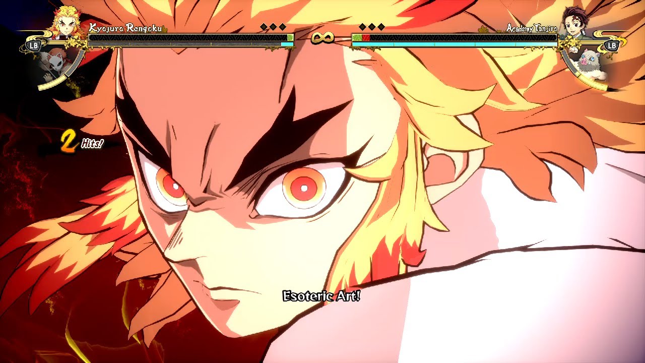 KYOJURO RENGOKU vs Academy TANJIRO (Hardest Difficulty) Demon Slayer ...