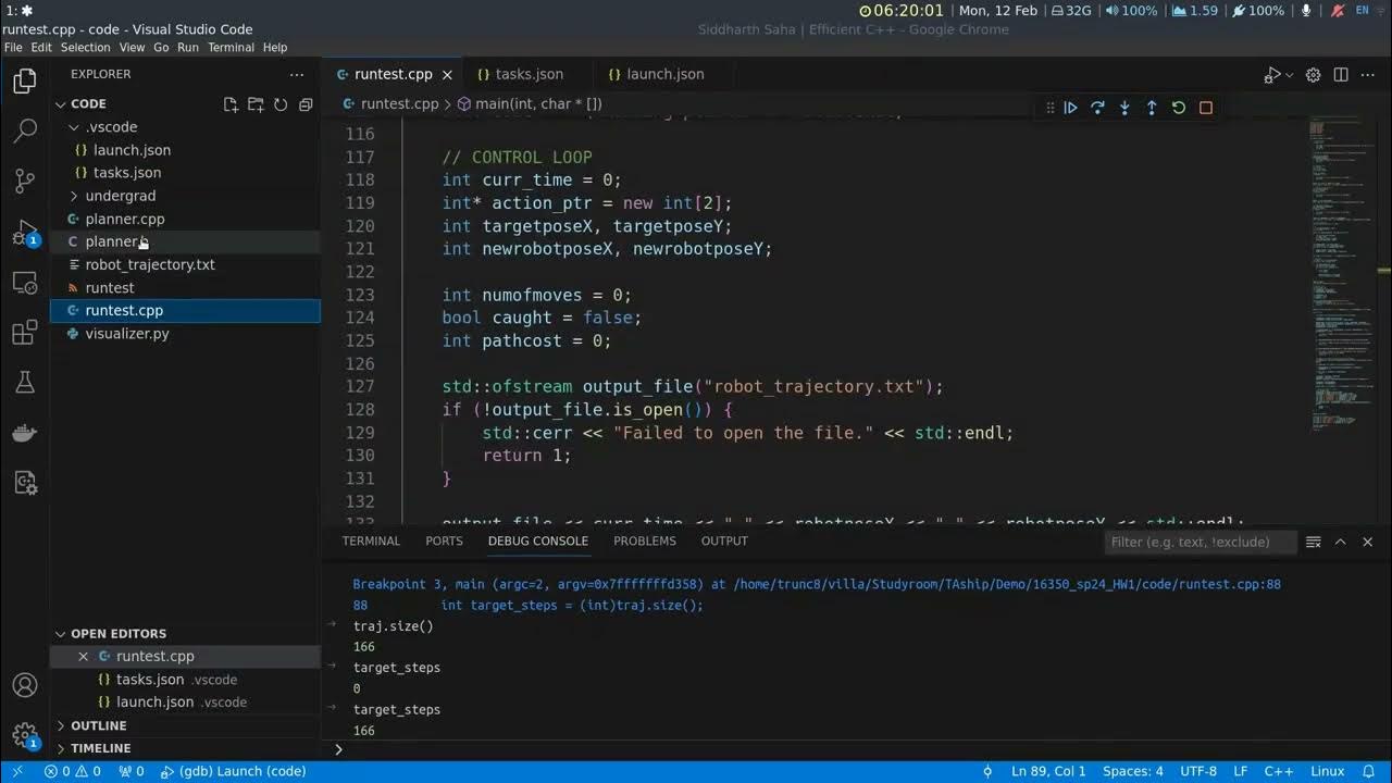 Debugging Multiple C++ Files via VSCode (using gdb) - YouTube