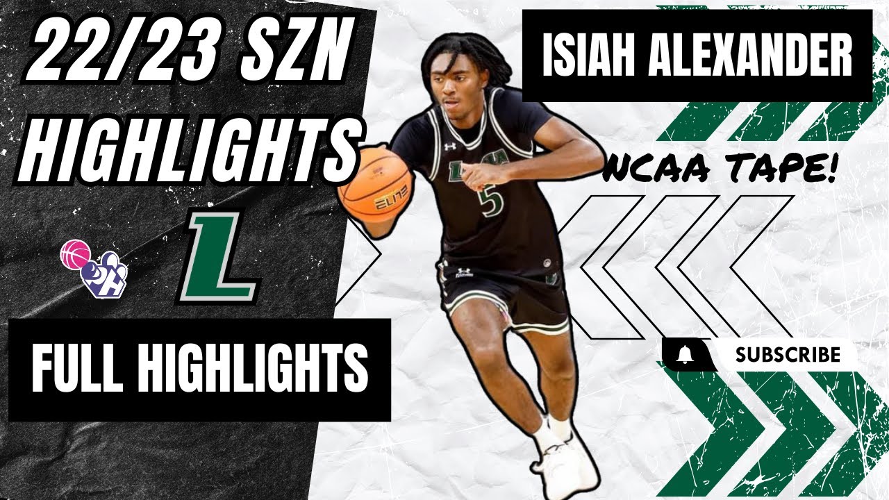 Isaiah Alexander Highlights 2022/23 || NCAA D1 || Loyola University ...