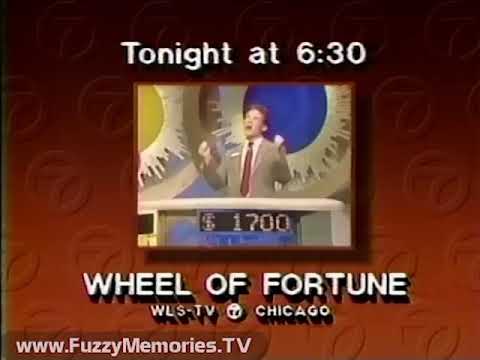 WLS-TV Wheel of Fortune tel-op, 1986