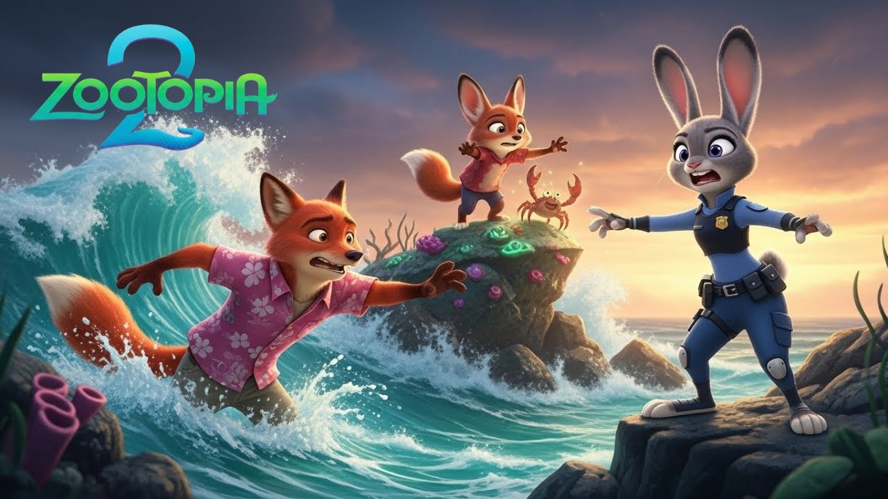 Zootopia 2 New Scene Family – Nick & Judy’s Beach Journey to Save ...
