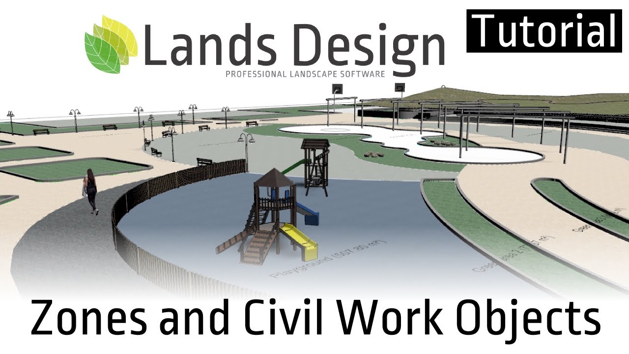 Lands Design Tutorial 03: Zones and Civil Work Objects - YouTube