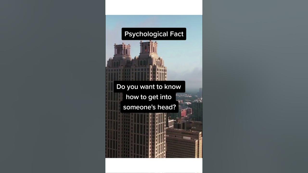 Do you want to know how to get into someone head?#shorts 😱 - YouTube
