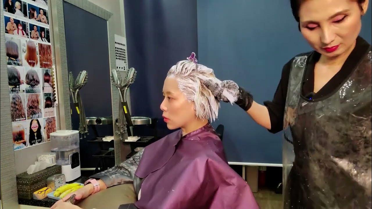 Korean Hair salon ASMR (visual and auditory activation) I hope you enjoy the long video!! - YouTube