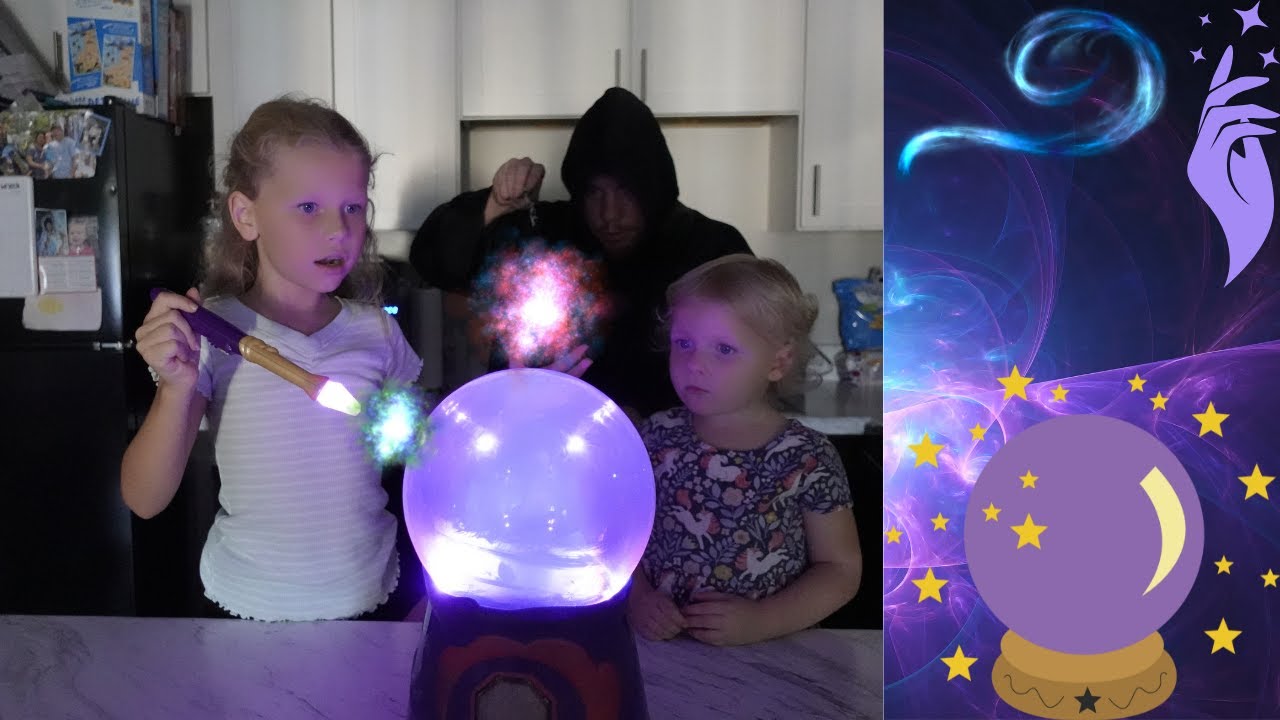 Shadow Monster Brings a Magic Mixies Crystal Ball!!! - YouTube