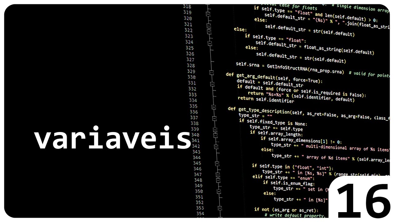 PYTHON para UPBGE - Variáveis - YouTube