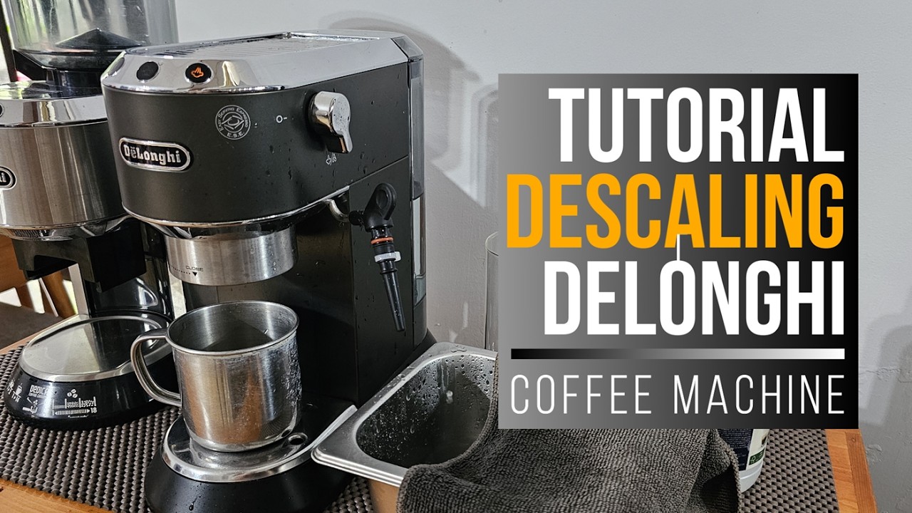 TUTORIAL / CARA DESCALING MESIN KOPI DELONGHI DEDICA | HOW TO DESCALE ...