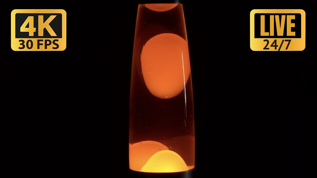 Lava Lamp - Orange (Screensaver, Video for Sleep, Study, Meditate) in ...
