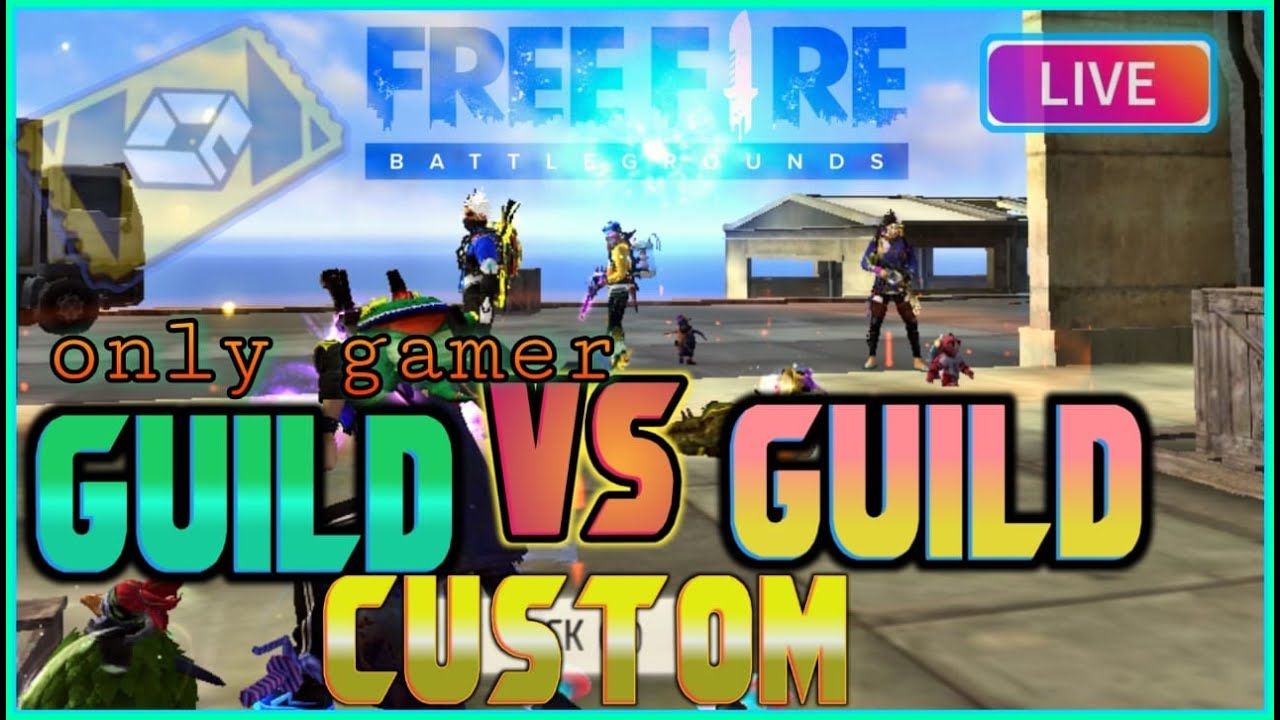 Guild vs Guild |only gamer guild vs subscriber guild fight | ss2ikbal is live guild custom room ...