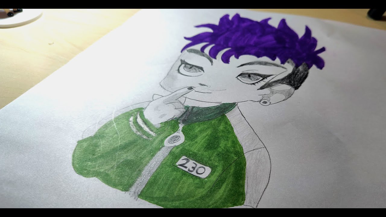 How To Draw THANOS PLAYER 230 of SQUID GAME 2 / COMO DIBUJAR THANOS ...