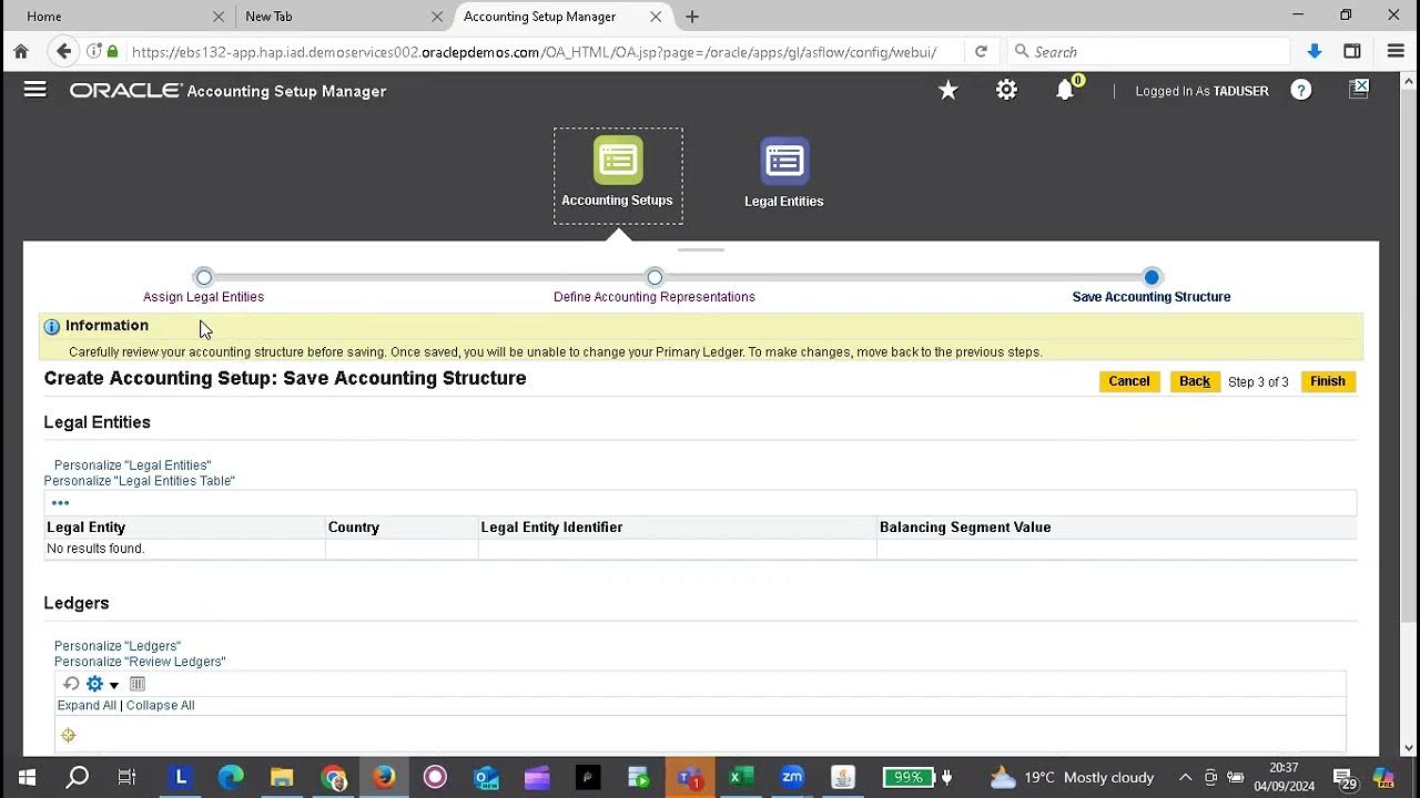 Oracle R12 Primary Ledger Creation - YouTube