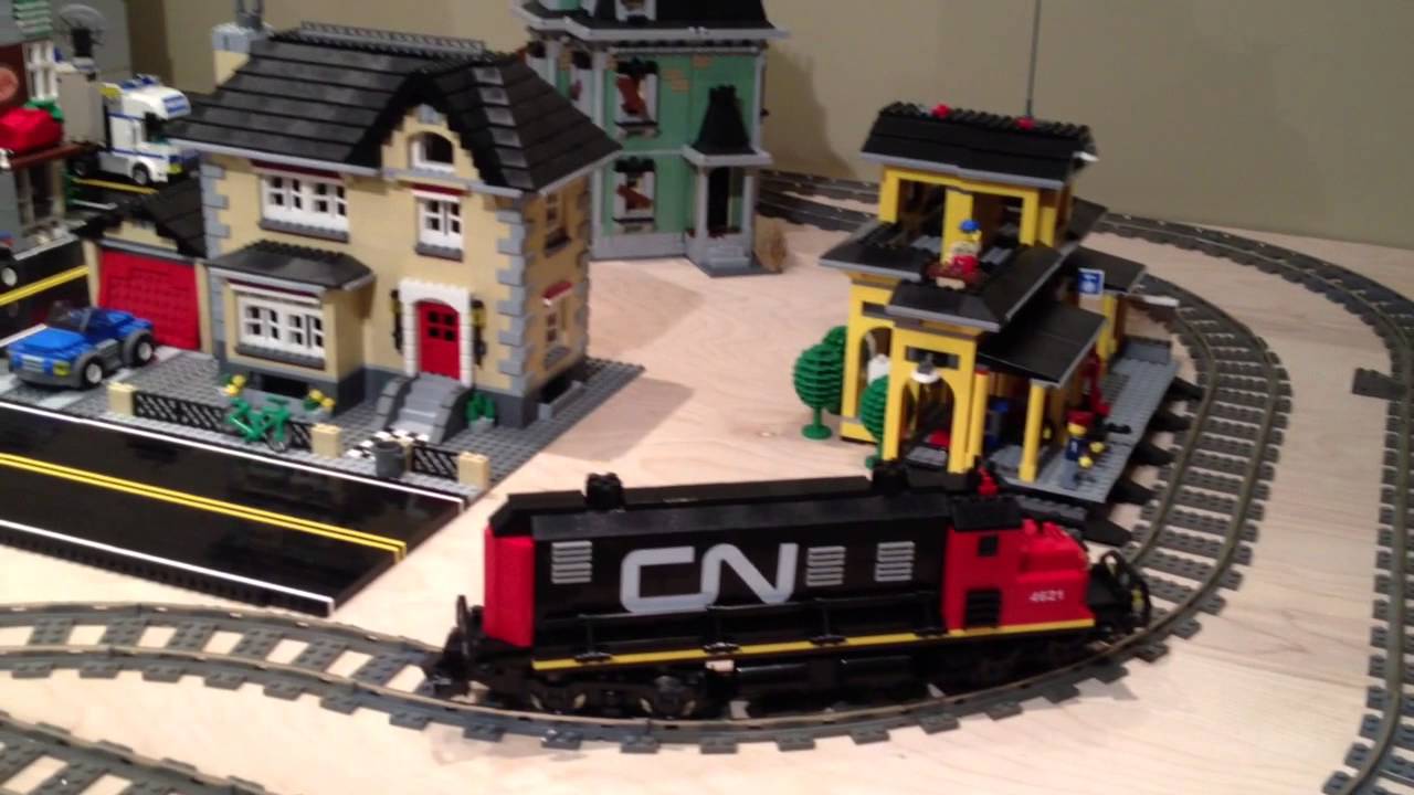 Basement Lego City layout update 3. Roads, Roads, Roads - YouTube