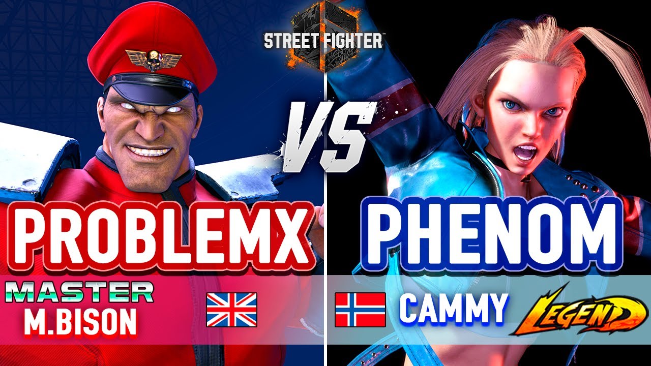 SF6 🔥 ProblemX (M.Bison) vs Phenom (Cammy) & Musclenoob (Akuma) 🔥 SF6 ...
