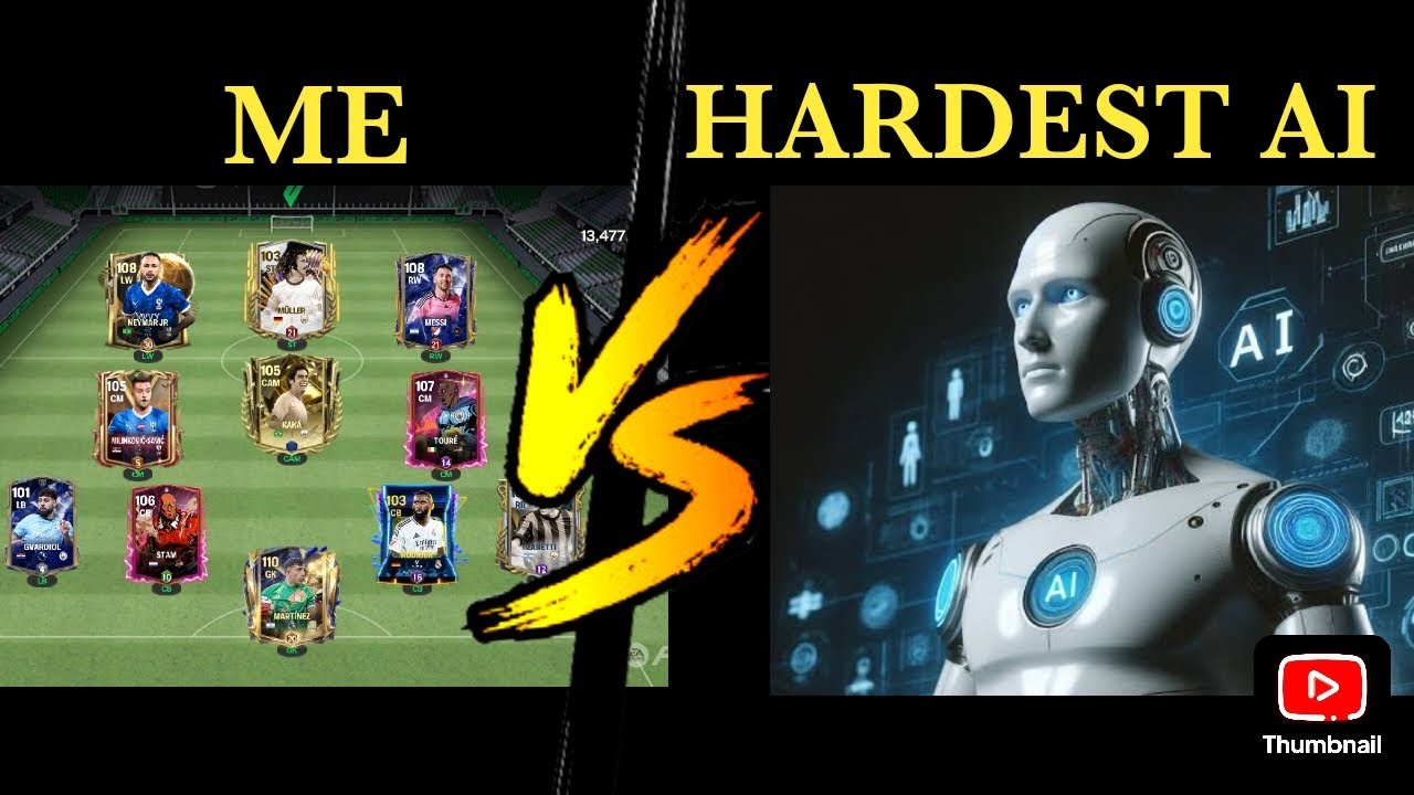 I Played Against The Hardest AI In FC Mobile - YouTube