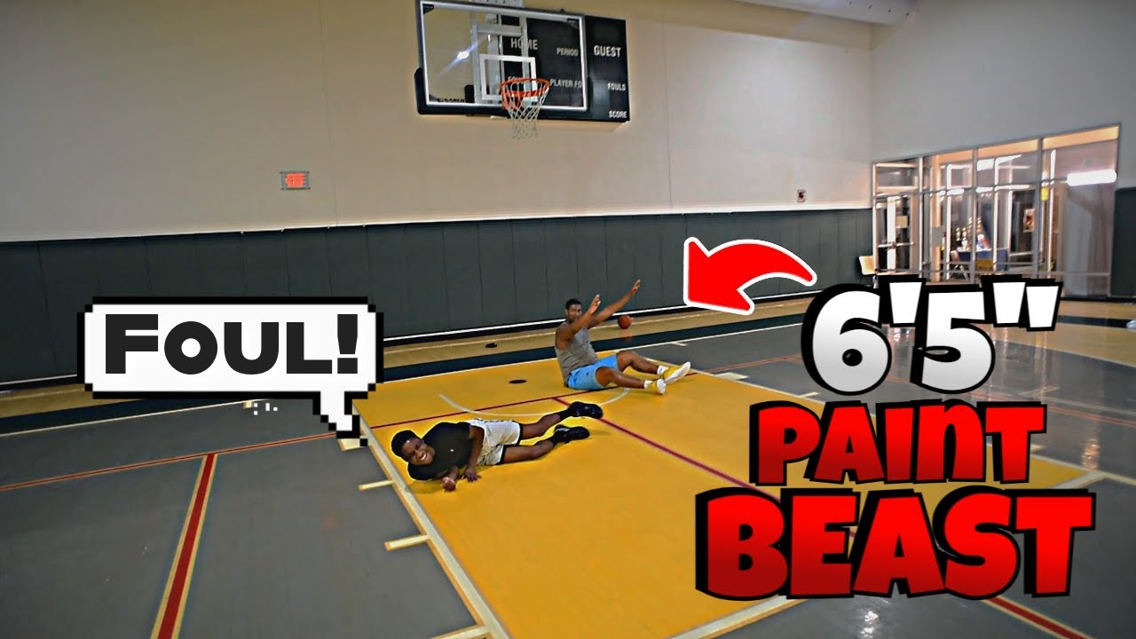 1v1 Against 6’5” Paint Beast *Very Intense* - YouTube