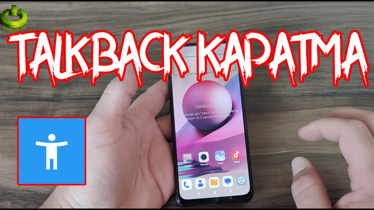 Talkback Kapatma, Talkback Nasıl Kapatılır? - YouTube