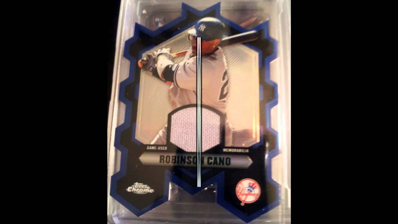 2013 TOPPS CHROME CONNECTIONS DIE-CUT AUTO / RELIC SET BREAK 10 CARDS ...