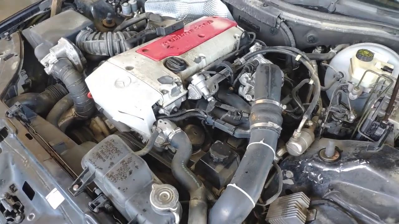 Mercedes SLK 230 150K Engine work. - YouTube